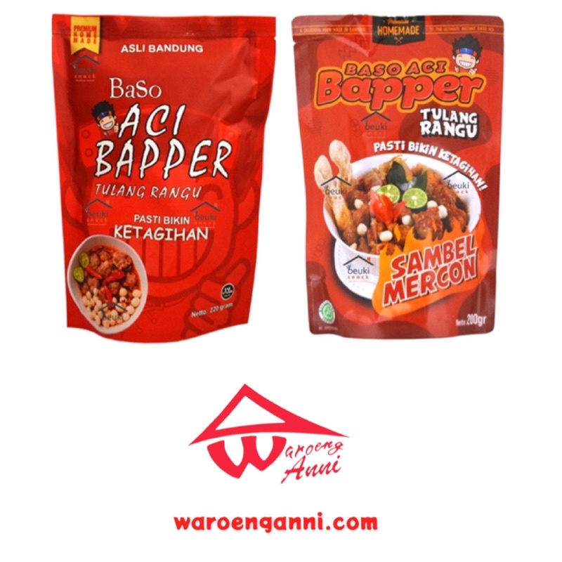 Indonesia Bakso Aci Boci Bapper 2 Varian | Shopee Thailand