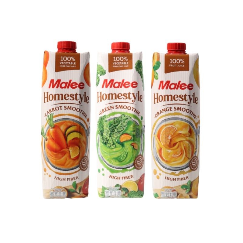 Malee Homestyle 1000ml มาลีโฮมสไตล์ น้ำผักผลไม้ 1000 มล (เลือกรสชาติ ...