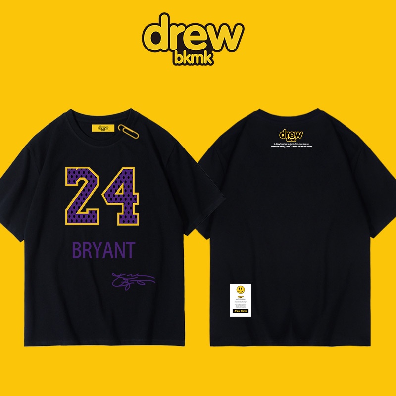 Drew Bryant เสื้อยืดแขนสั้นสไตล์จีนสําหรับผู้ชาย No. 24 | Shopee Thailand