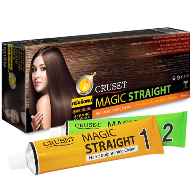 ครูเซ็ท ครีมยืดผม เมจิค สเตรท 60 มล. Cruset Magic Straight Hair ...