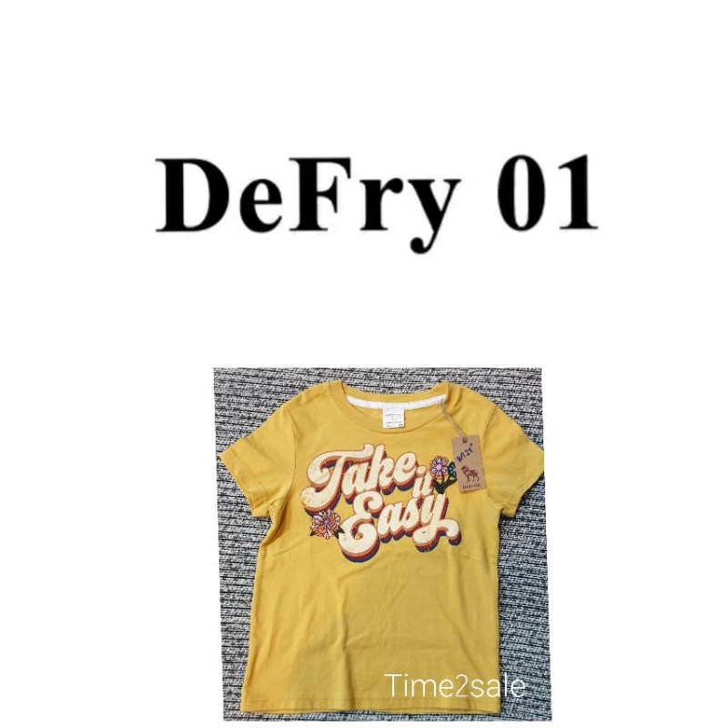 เสื้อยืดเด็ก Defry 01 Kids size 10 อก28" | Shopee Thailand