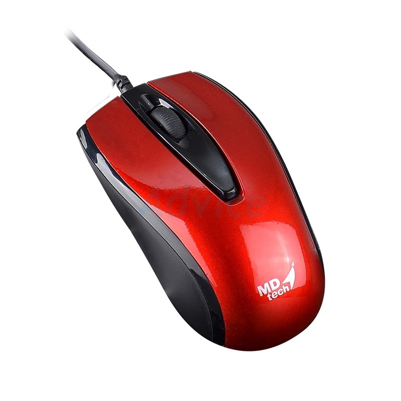 USB Optical Mouse MD-TECH (MD-10) Red/Black | Shopee Thailand
