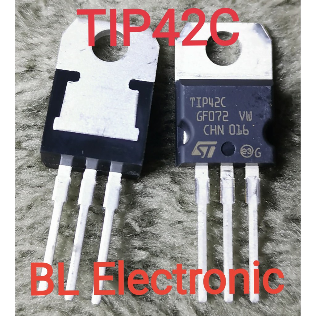 STแท้ TIP42C TIP42 tip42 POWER TRANSISTORS PNP 100V 6A1ชิ้น | Shopee ...