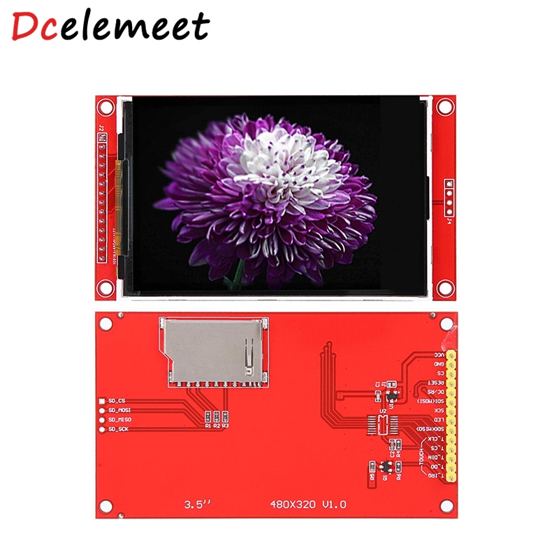3.5Inch 480*320 SPI Serial TFT LCD Module Display Screen with Touch Panel Driver IC ILI9488 ...