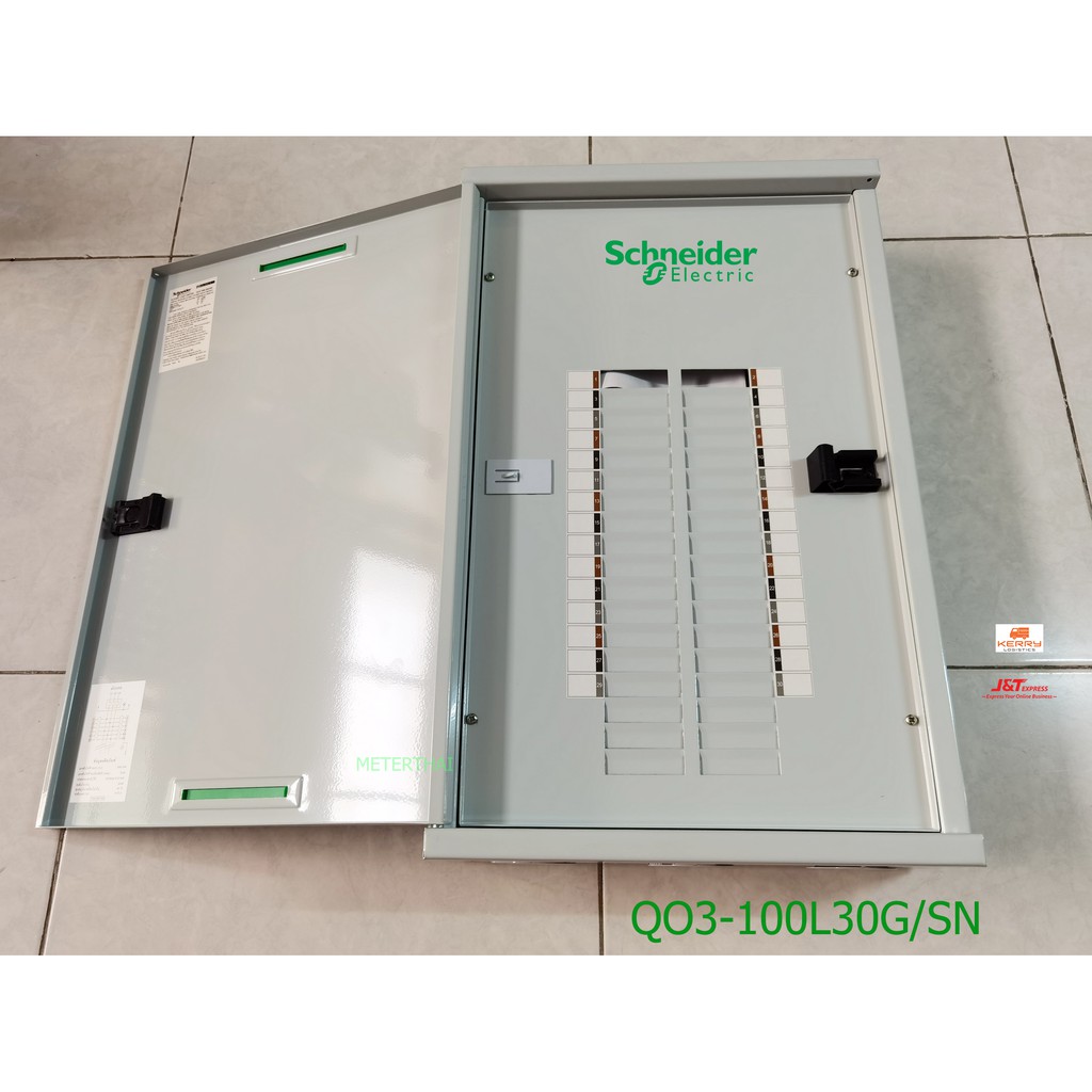 SQUARE D รุ่น QO3-100L30G/SN ตู้โหลดเซ็นเตอร์ 30 ช่อง (Main Lug) By ...