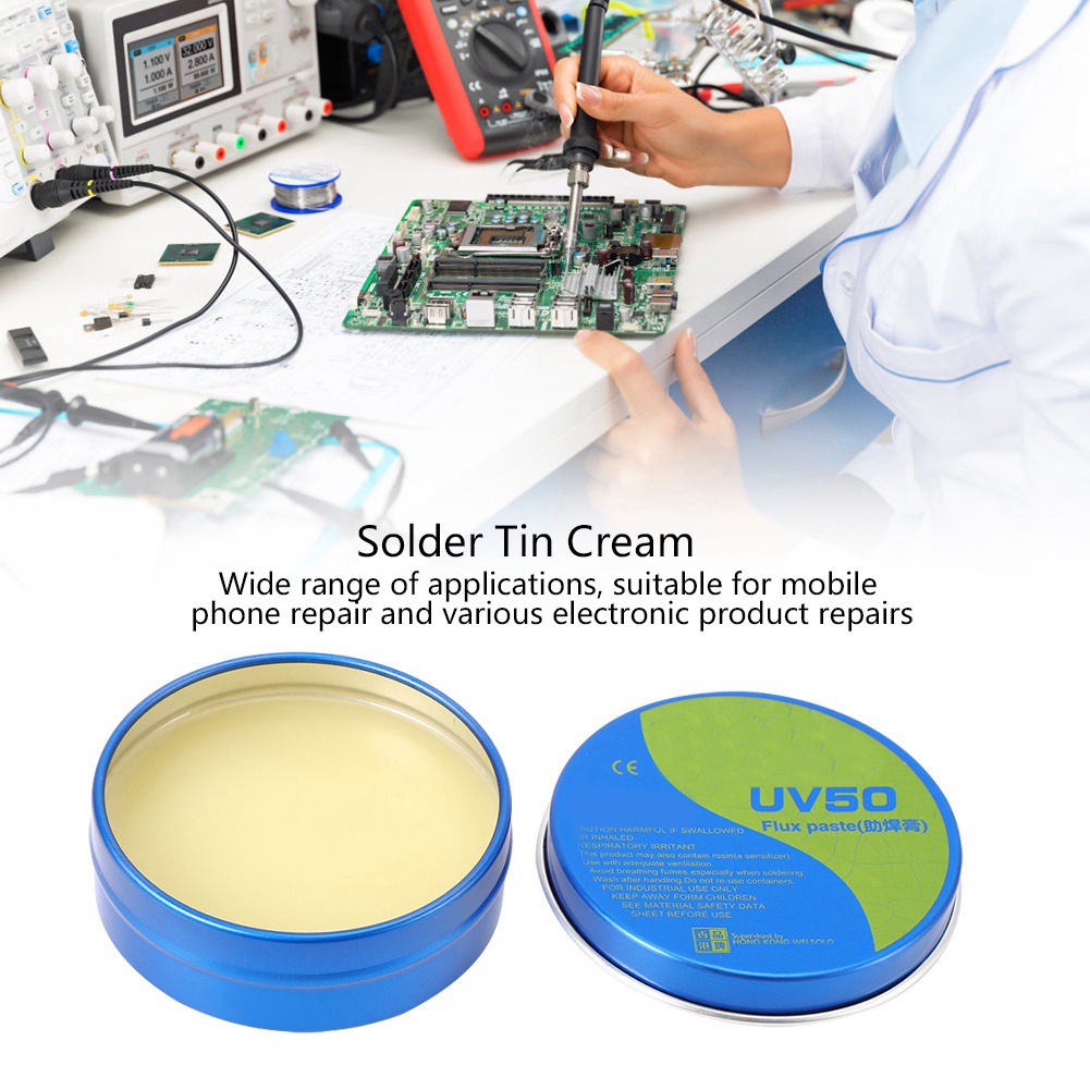 2Pcs Flux Paste Lead-Free Corrosion-Free Solder Tin Cream Soldering ...