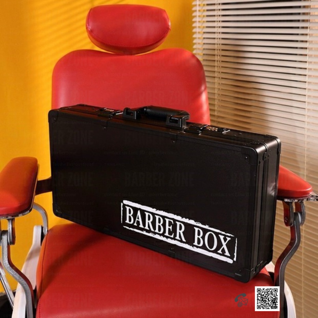 กระเป๋า สำหรับใส่อุปกรณ์ตัดผม Barber Box สีดำ | Shopee Thailand