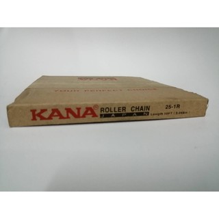 KANA โซ่เดี่ยวเบอร์ 25-1R 10ฟุต = 1กล่อง โซ่ส่งกำลัง โซ่ลำเลียง KANA Roller Chain 25-1R KANA แท้ ...