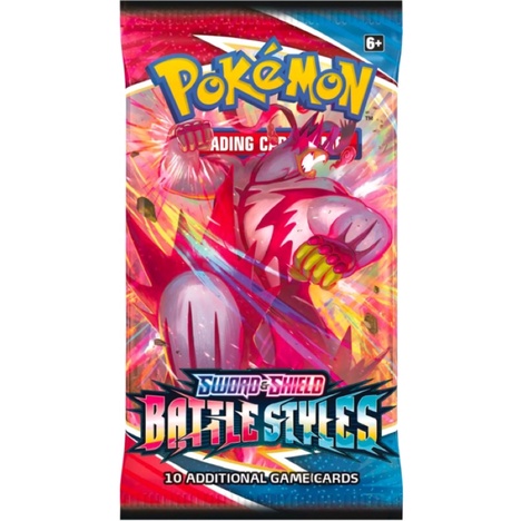 Pokemon - Sword & Shield Battle Styles Booster Pack (10 Cards) | Shopee ...