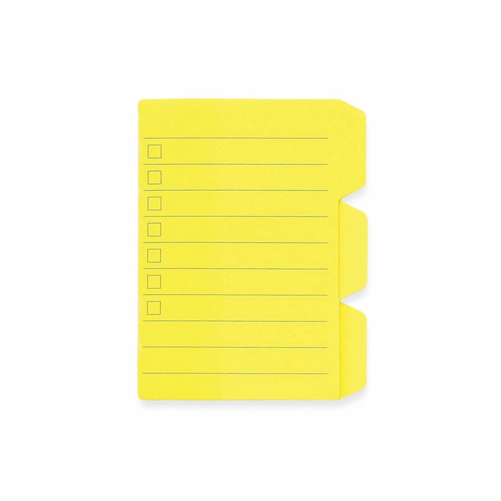 HIGHTIDE Sticky Tab Yellow / กระดาษดัชนีแบบมีแถบกาวในตัว สีเหลือง ...