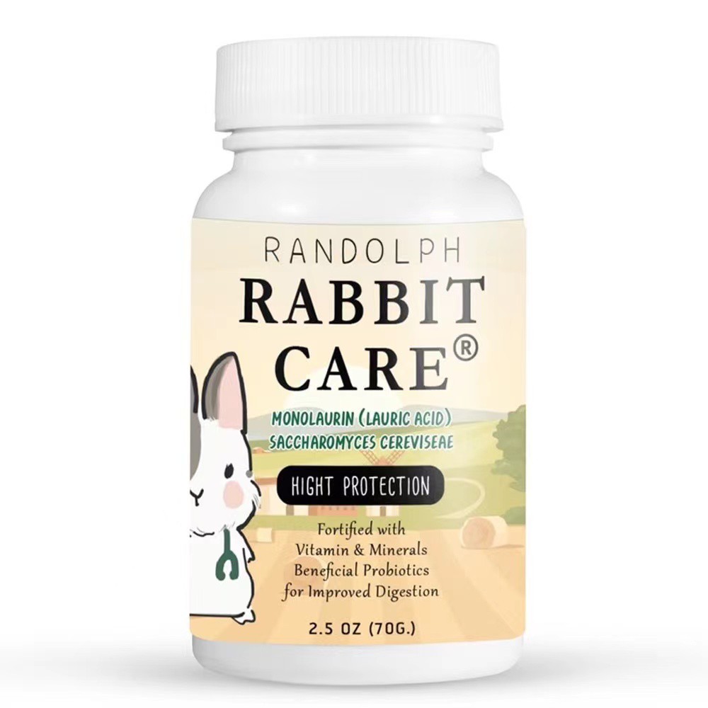 RANDOLPH RABBIT CARE อาหารเสริมพลังงานกระต่ายป่วย สูตร MONOLAURIN ...