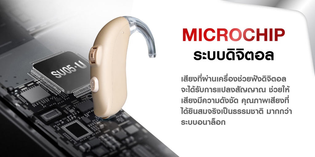 CRONOS รุ่น SU05U เครื่องช่วยฟังระบบดิจิตอล รุ่นดังที่สุด ช่วยขยายเสียง ลดเสียงรบกวนได้ สำหรับ ...