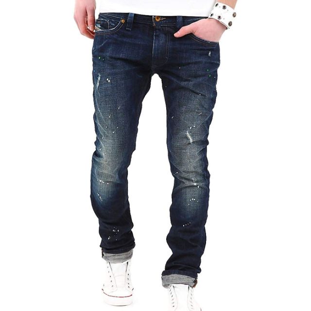 Diesel Jeans Thanaz 74K Slim-Skinny Fit Straight Leg 0074K | Shopee ...