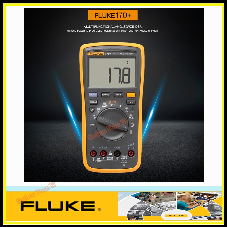 New Fluke 17B+ มัลติมิเตอร์แบบดิจิตอล ยี่ห้อ F17B+ | Shopee Thailand