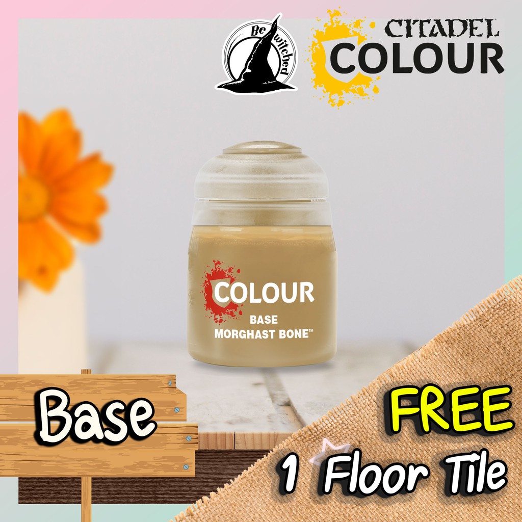 (Base) MORGHAST BONE : Citadel Paint แถมฟรี 1 Floor Tile | Shopee Thailand