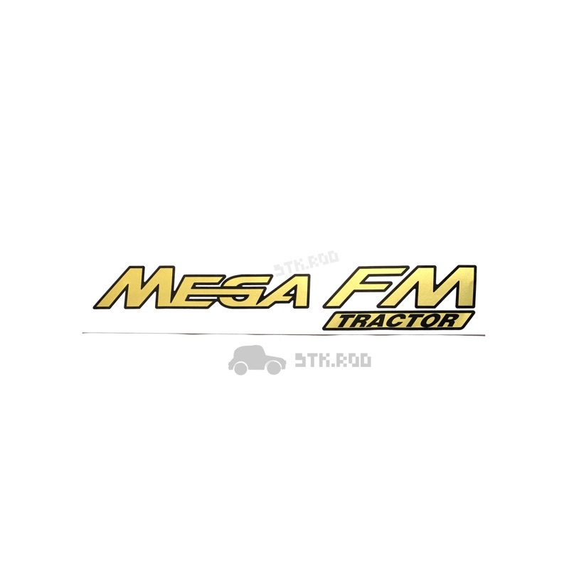 สติ๊กเกอร์ ติดแผงหน้า MEGA FC / MEGA FL / MEGA FM TRACTOR ฮีโน่ เมก้า MEGA STICKER (ราคาต่อแผ่น ...