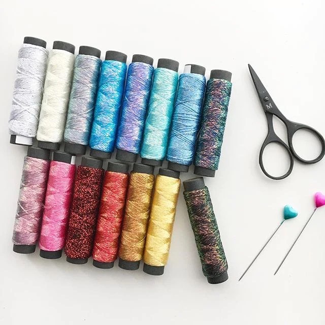 Lecien cosmo shabon-dama metallic thread ไหมปักดิ้น ญี่ปุ่นแท้ | Shopee ...