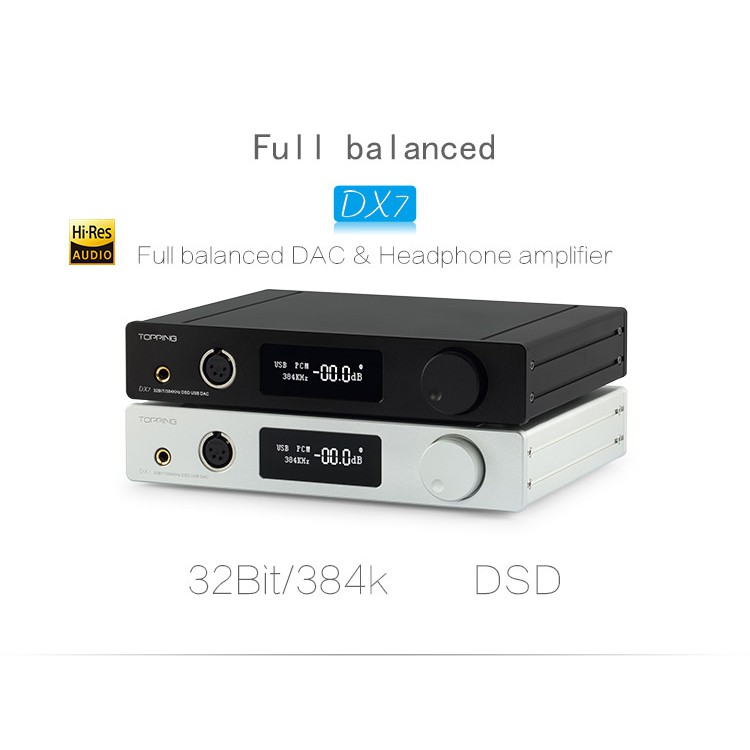 TOPPING DX7 DAC/AMP ตั้งโต๊ะชุดใหญ่ระดับ Hi-Res รองรับ DSD มาพร้อม ...