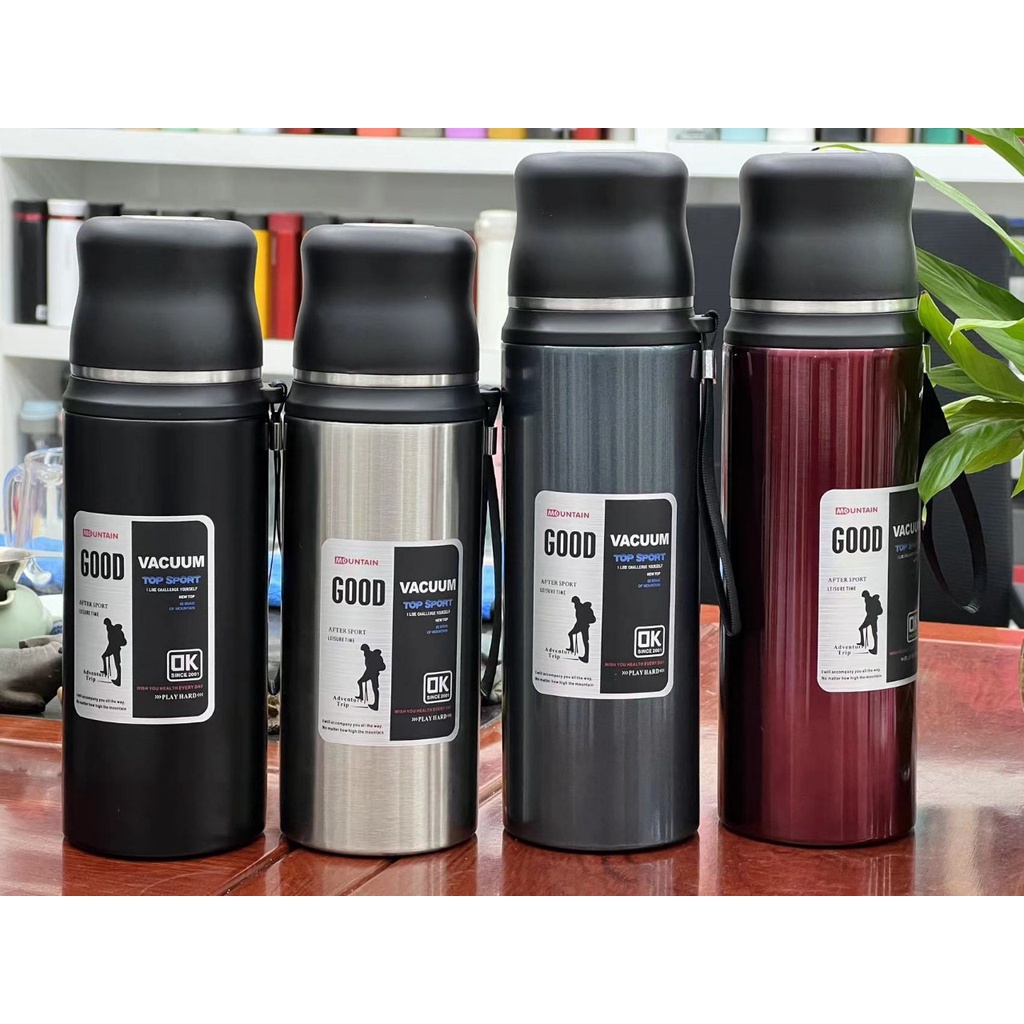 กระติกน้ำเก็บอุณหภูมิ สแตนเลส 304 ขวดเก็บความเย็น ความจุขนาดใหญ่ กระติกเก็บน้ำร้อน กระบอกน้ำ ...