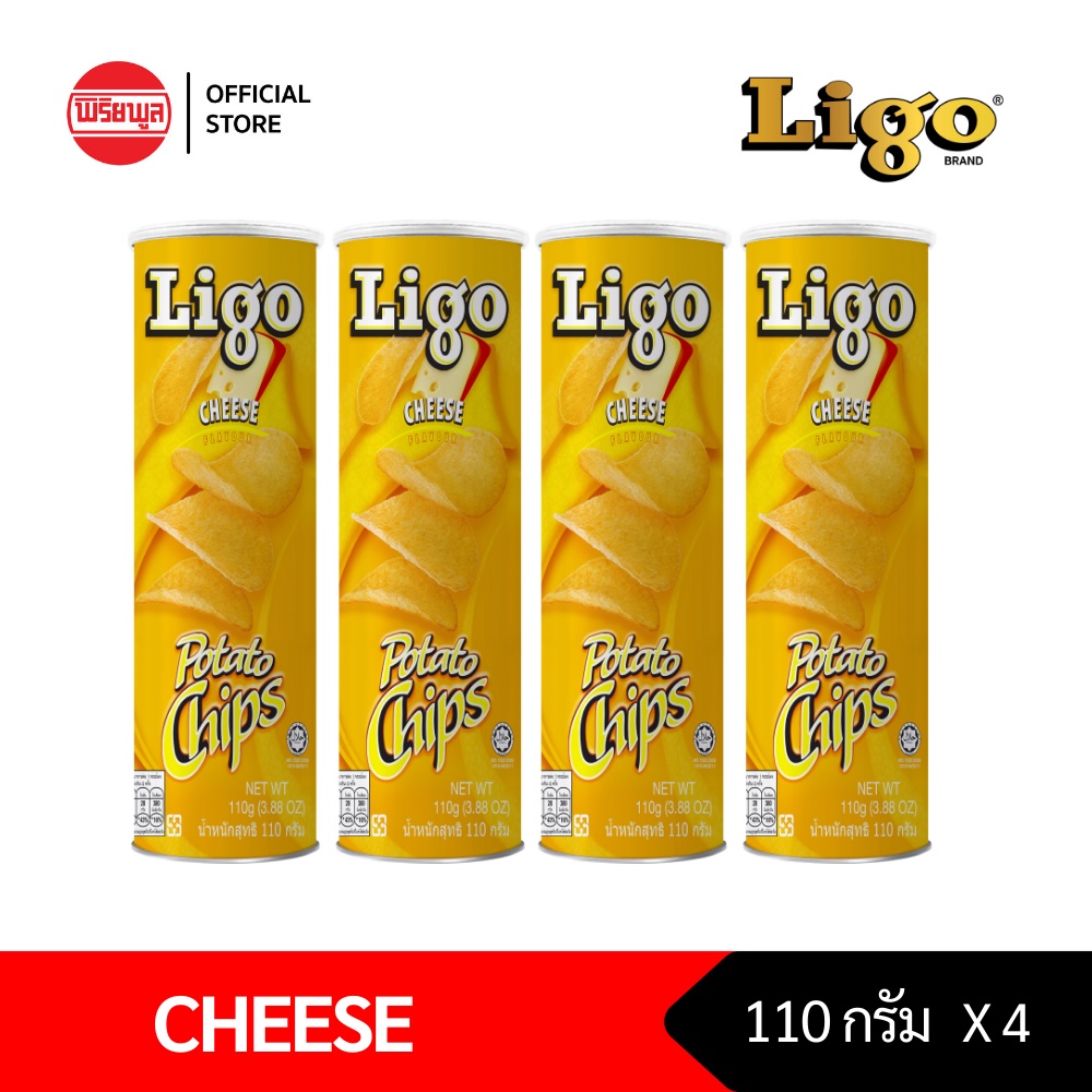 LIGO CHEESE POTATO CHIPS 110G มันฝรั่ง ลิโก้ โปเตโต้ รสชีส มันฝรั่งทอด ...