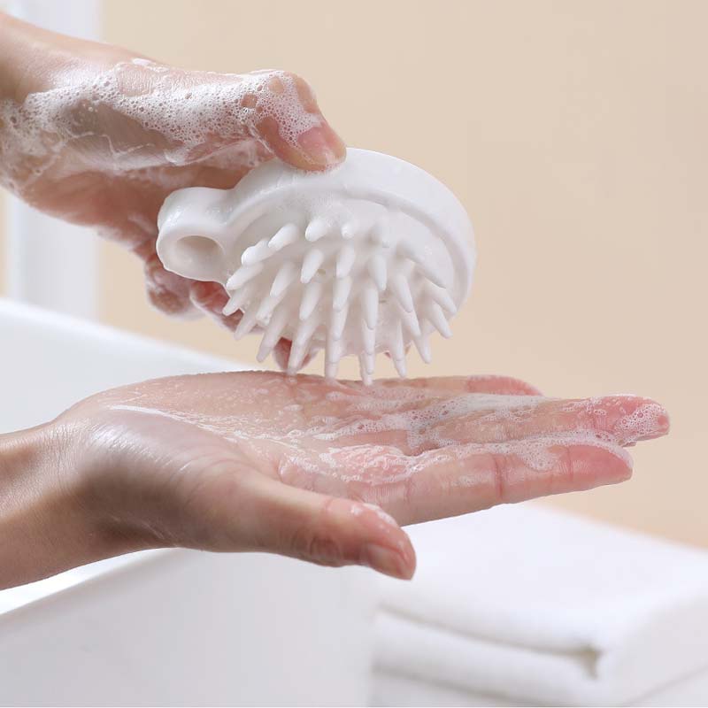 Simple Wash Hair Comb แปรงแชมพู หวีหนังศีรษะฟันนุ่ม ScalpTravel ...