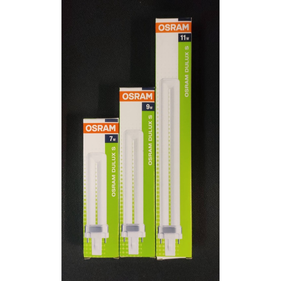 หลอดไฟทรงตะเกียบขั้วเสียบ G23 Dulux-S 7-11W Osram | Shopee Thailand