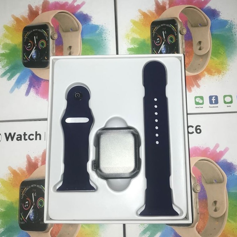 นาฬิกาข้อมือ Watch C6 นาฬิกา สมาร์ทวอช วัดระยะการเดิน เผาผลาญแคลอรี่ พร้อมส่ง | Shopee Thailand