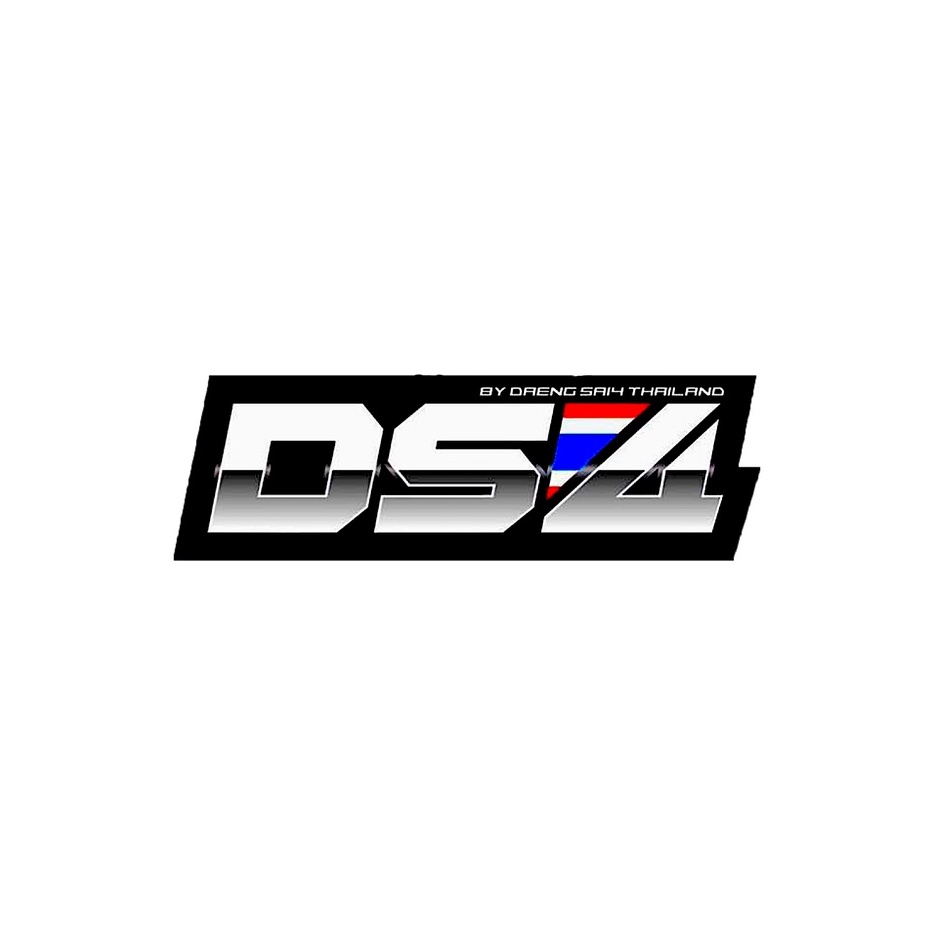 สติกเกอร์ติดรถ DS4 ดีเอสโฟ 1 แผ่น สติกเกอร์คำคม สติกเกอร์แต่ง สติกเกอร์ ...