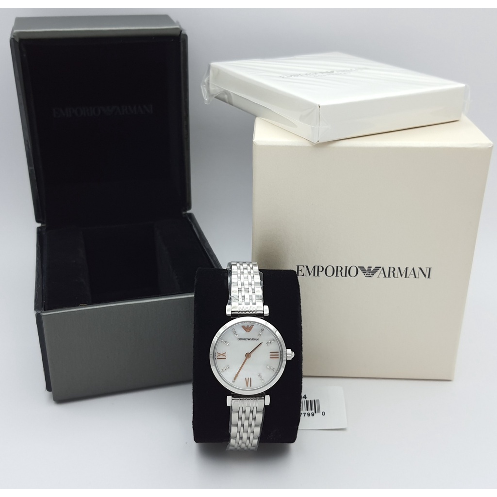 นาฬิกา EMPORIO ARMANI WOMEN'S AR11204 28 MM GIANNI QUARTZ พร้อมกล่อง ...