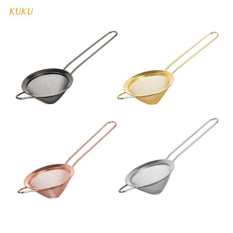 [KUKU] Stainless Steel Fine Mesh Conical Cocktail Filter Sieve for ...