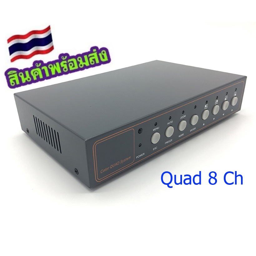 Quad BNC 8 Channel CCTV Color Quad Processor From Surveillance Products ...