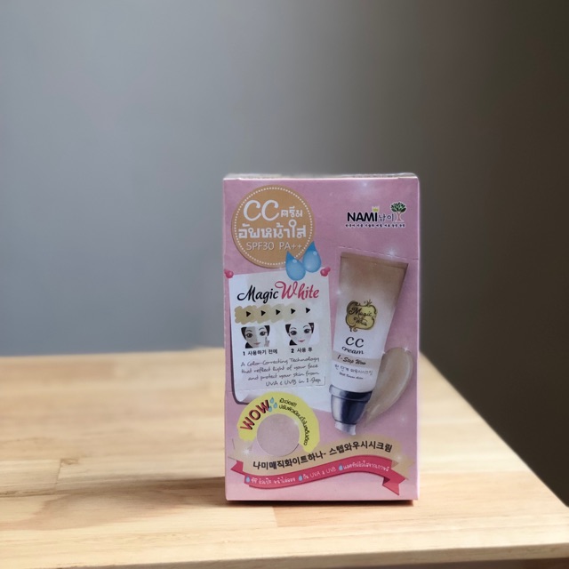 (พร้อมส่ง/กล่อง) NAMI Magic White CC Cream | Shopee Thailand