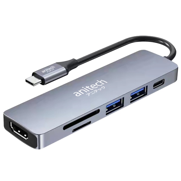 Anitech USB Hub รุ่น RA501 | ไทยมาร์ท THAIMART VSTECS | Shopee Thailand