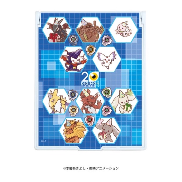 Deka Chara Mirror "Digimon Tamers" Celebration ver. Group Design ...