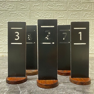 Acp Table Number 20cm Cafe Restaurant Table Marker | Shopee Thailand
