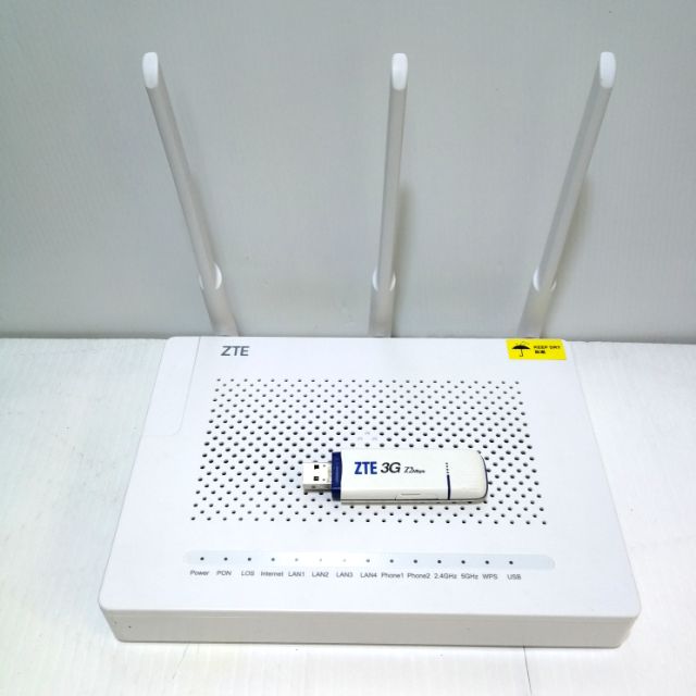 เราเตอร์พร้อมแอร์การ์ด3G 7.2 ใส่ซิมเล่นเน็ตได้เลย ZTE f670 ใช้งานง่าย ...