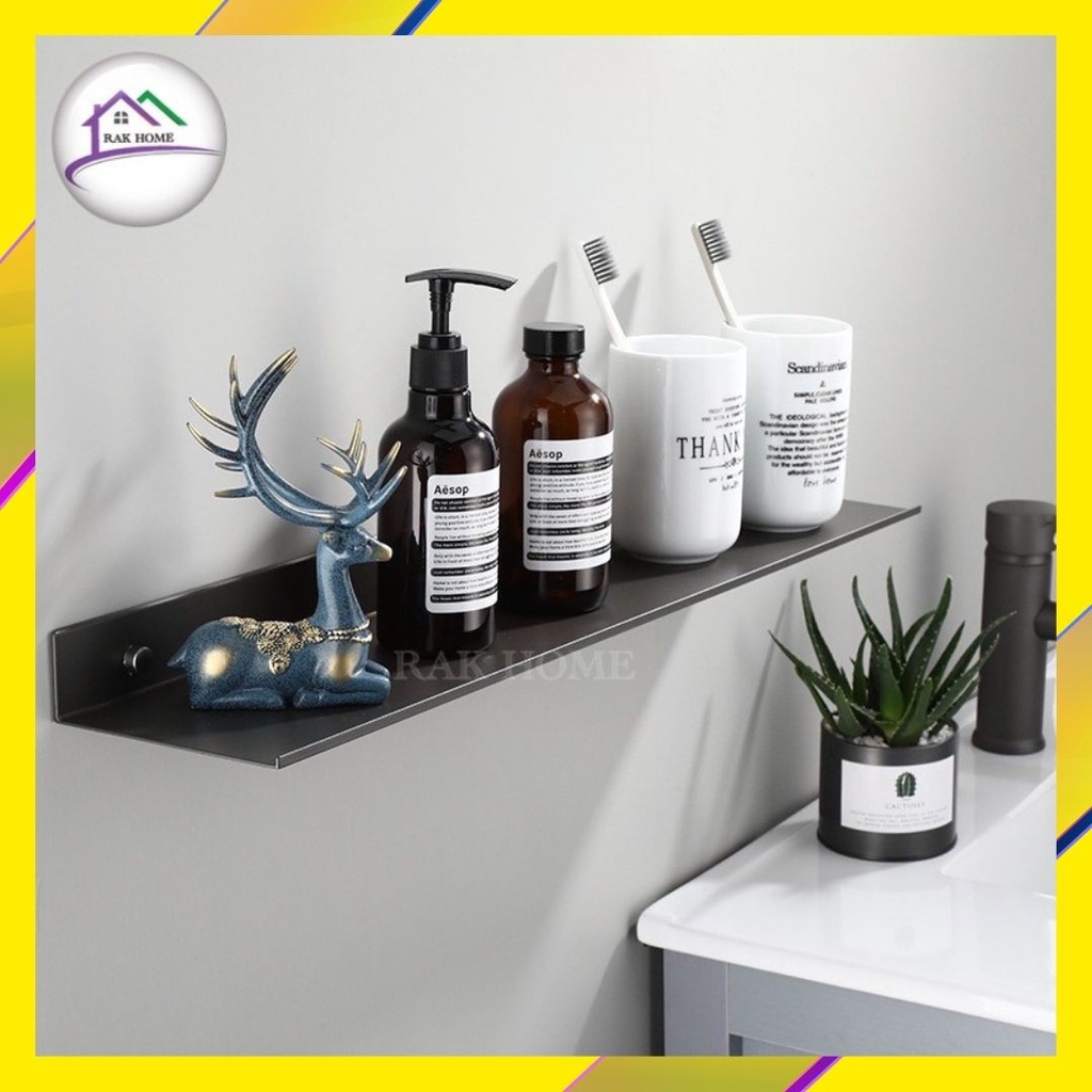 RAK HOME ชั้นวางของ วัสดุอลูมิเนียม สีดำอบเคลือบสี 5 ชั้น | Shopee Thailand