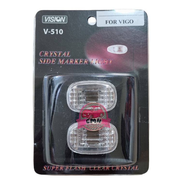 ไฟเลี้ยว ไฟเลี้ยวข้าง ไฟแก้ม เพชร CLEAR CRYSTAL SIDE LIGHT TOYOTA ...
