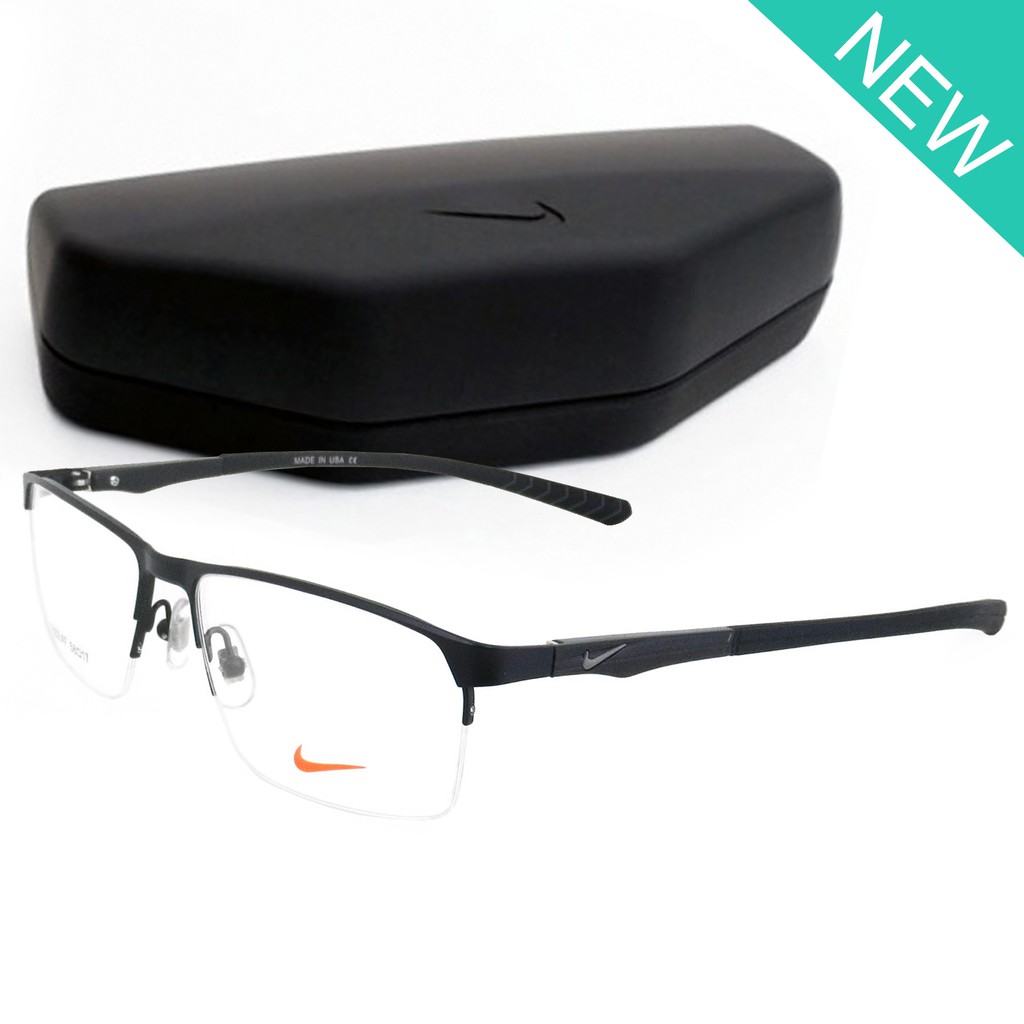 Nike Fashion แว่นตา รุ่น 7652 C-1 สีดำ กรอบแว่นตา กรอบเต็ม ขาข้อต่อ ...