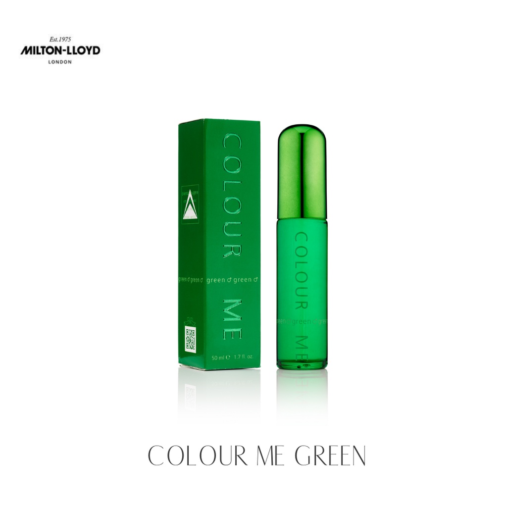 MILTON LLOYD Colour Me Homme Green 50ml. น้ำหอมผู้ชาย กลิ่นหอม หวาน สด ...