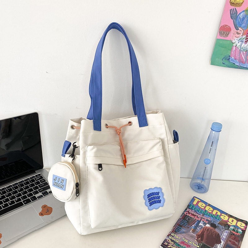 bag_1(BAG1808) กระเป๋าผ้าไนล่อนJINNIAN*แถมที่ห้อยเป๋าใส่เหรียญ ...