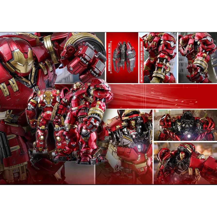 Hottoys Hulk Buster (Deluxe Version) Avengers Age of Ultron | Shopee ...