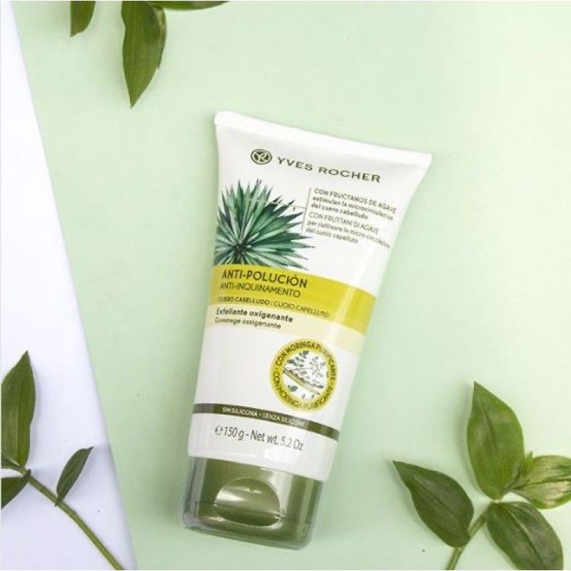 Yves Rocher Anti-Pollution Scrub 150 G.สคับผม | Shopee Thailand