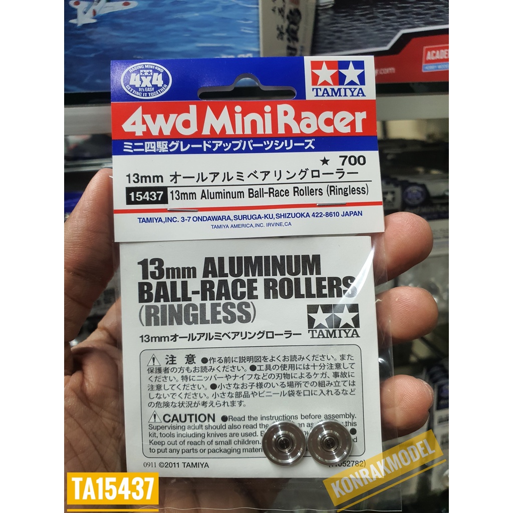 ชุดแต่งเสริมรถ Mini 4WD Tamiya 15437 13mm ALU BR ROLLERS | Shopee Thailand