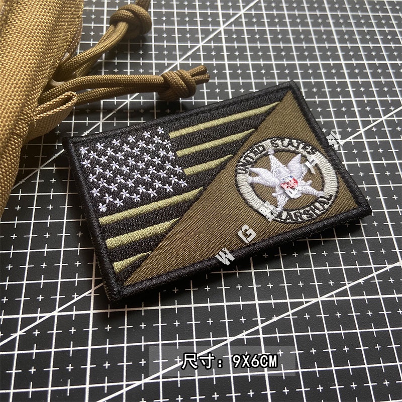 [Custom Armband Velcro] US MARSHAL US Federal Law เสื้อกั๊กตํารวจสติกเก ...