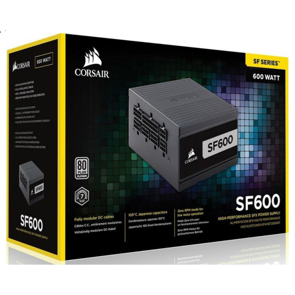 CORSAIR SF600 600 Watt 80 PLUS Platinum SFX PSU | Shopee Thailand