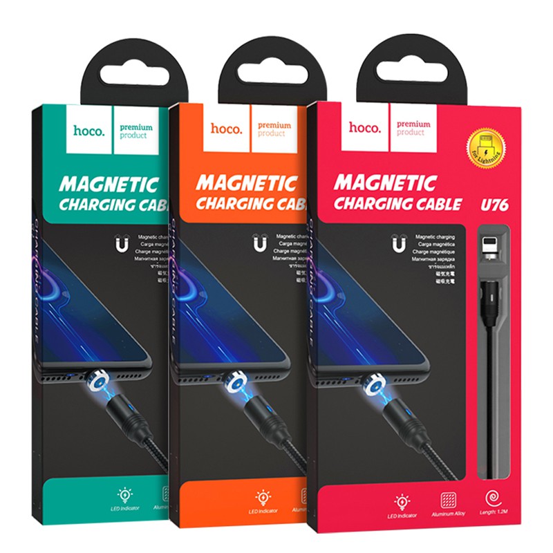 Hoco U76 ชาร์จเร็ว 2.4-3A ยาว 1.2 เมตร แท้100% | Shopee Thailand