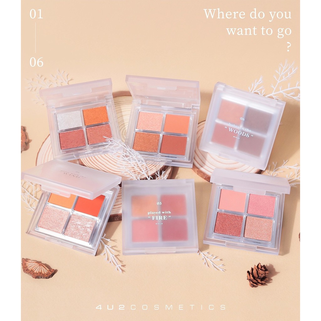 4U2 EYESHADOW PALETTE | Shopee Thailand