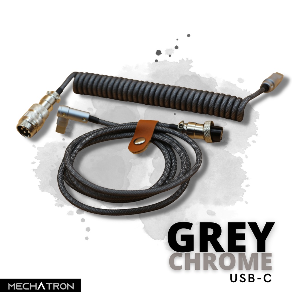 Mechatron USB-C Coiled Aviator Cable สายคีย์บอร์ด สายเคเบิ้ล Custom ... Mechatron USB-C Coiled Aviator Cable สายคีย์บอร์ด สายเคเบิ้ล Custom ...