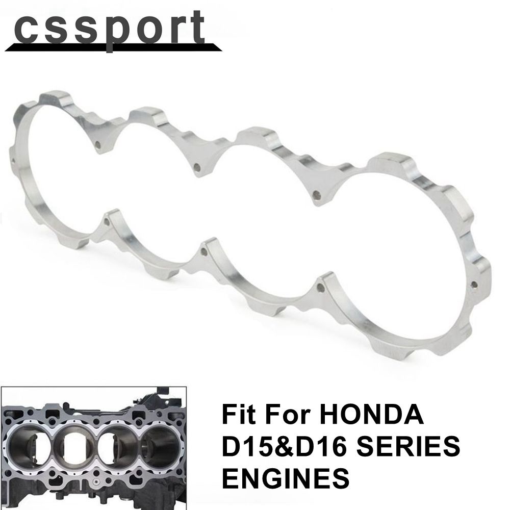 บล็อกการ์ดเครื่องยนต์ อลูมิเนียม แรงดันสูง สีเงิน สําหรับ Honda Acura ...